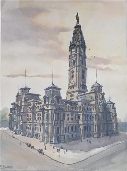 Kurt Schnog | Kurt Schnog - City Hall Philadelphia | MutualArt