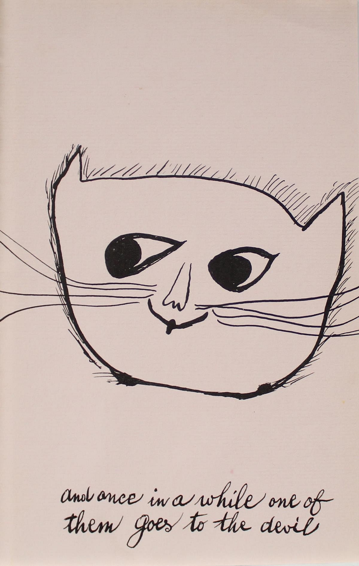 Andy Warhol | Andy Warhol - Once in a While (Circa 1954) | MutualArt