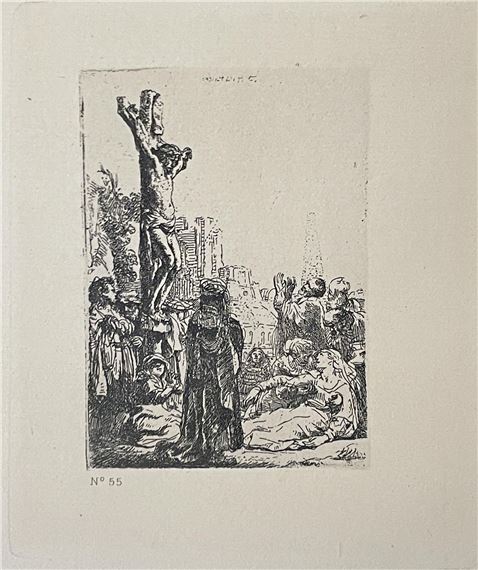 Rembrandt van Rijn | Rembrandt van Rijn - Jesus En Croix (1897) | MutualArt