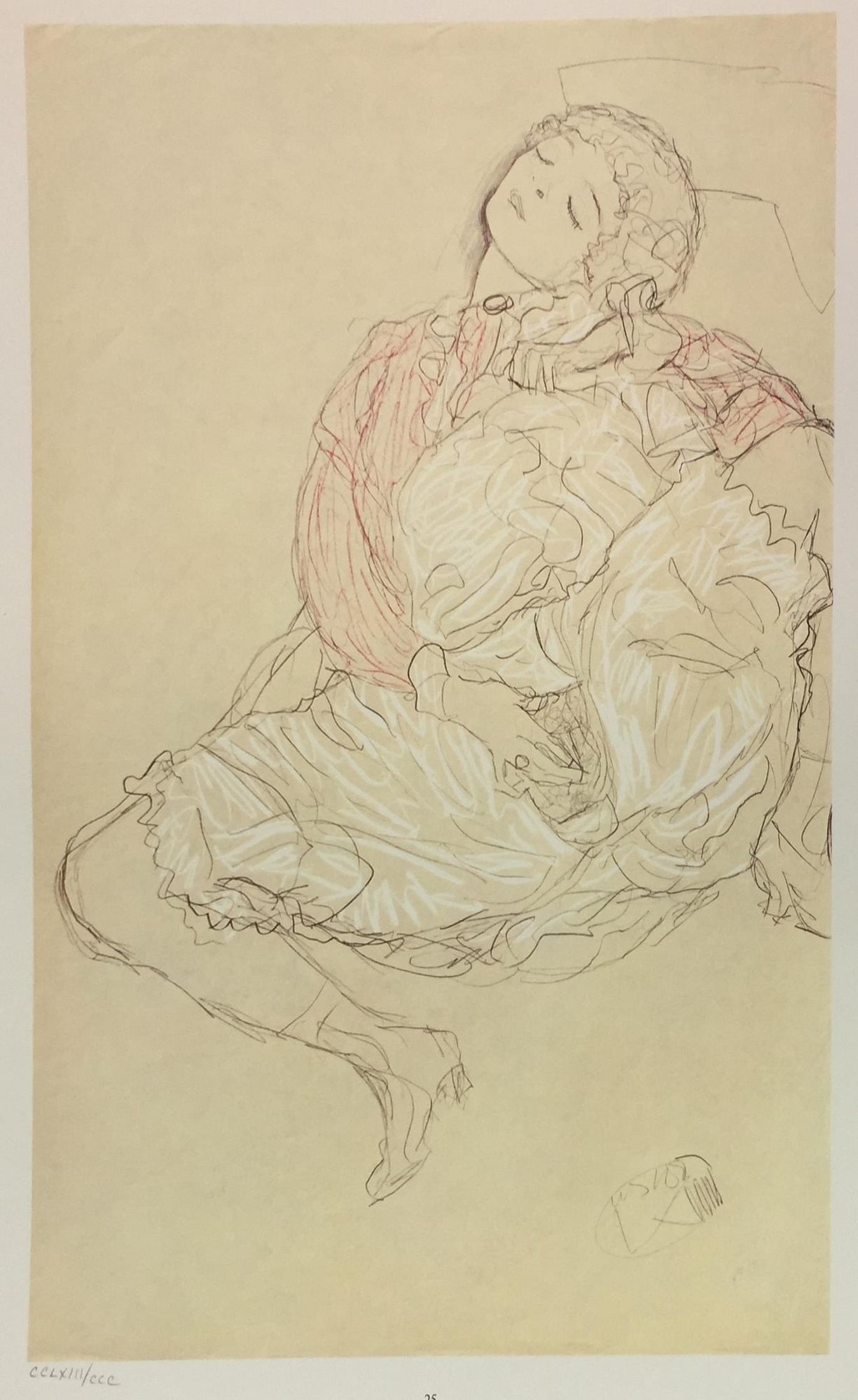Gustav Klimt | Gustav Klimt (After) - Study for The Bride 27 (1980 ...