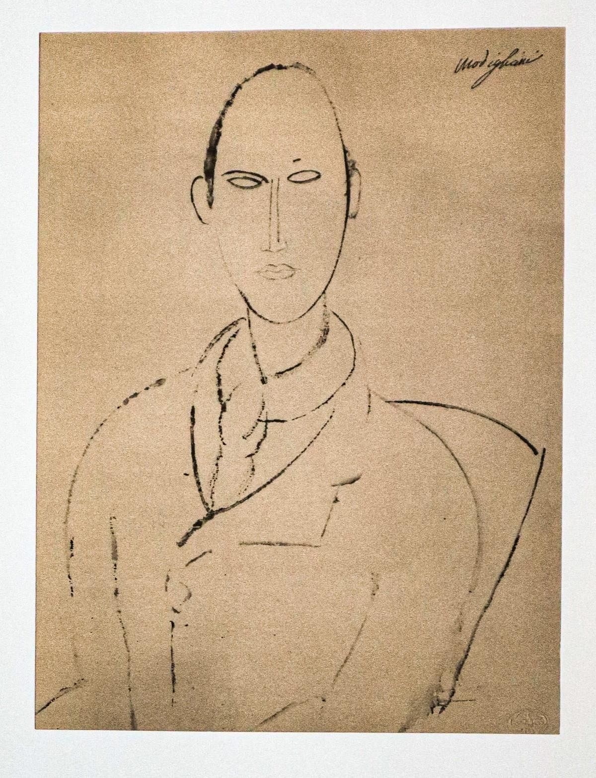 Amedeo Modigliani | Amedeo Modigliani - Untitled portrait of a Man ...