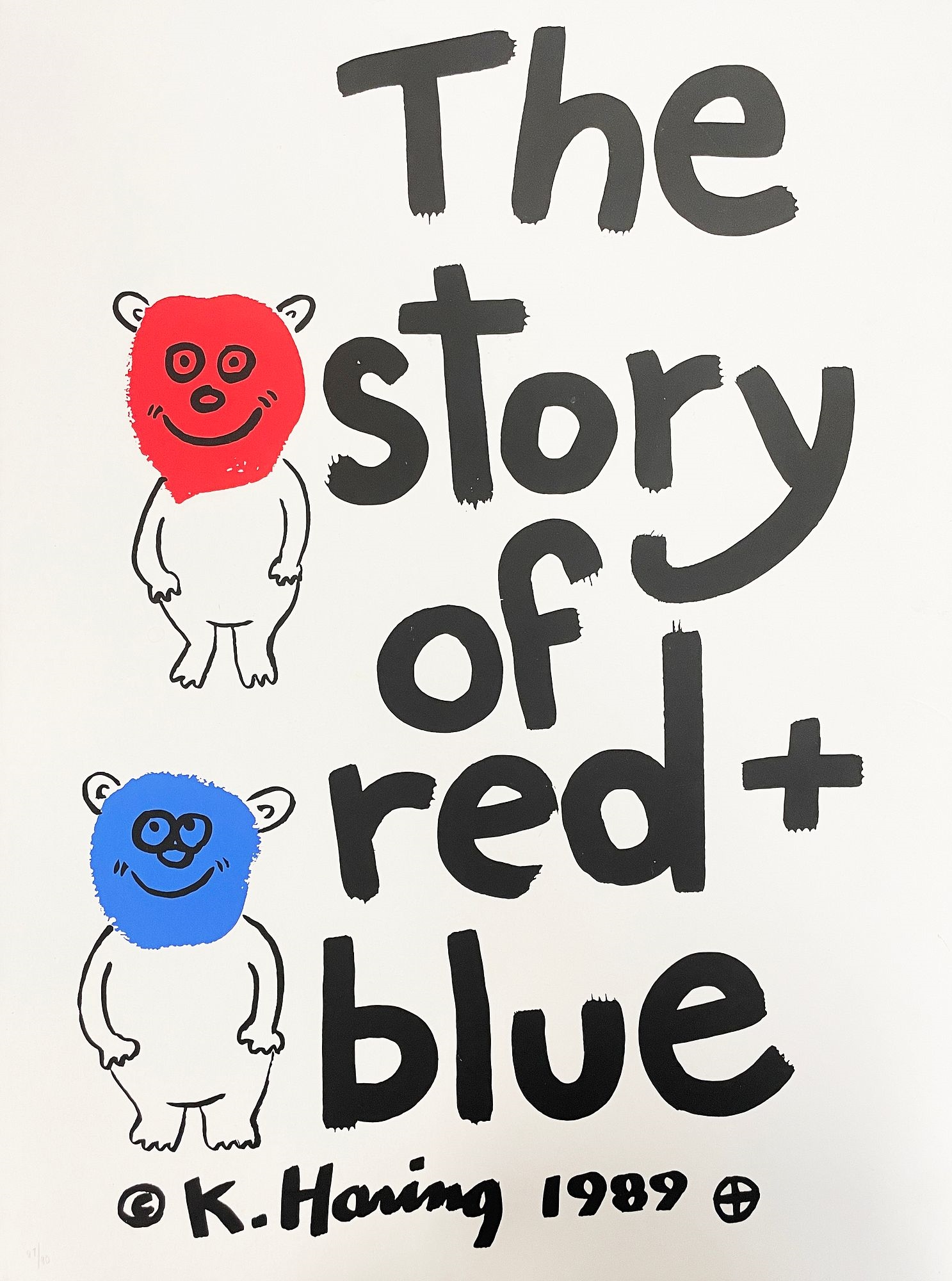 Keith Haring | Keith Haring - The Story of Red and Blue (Portfolio ...