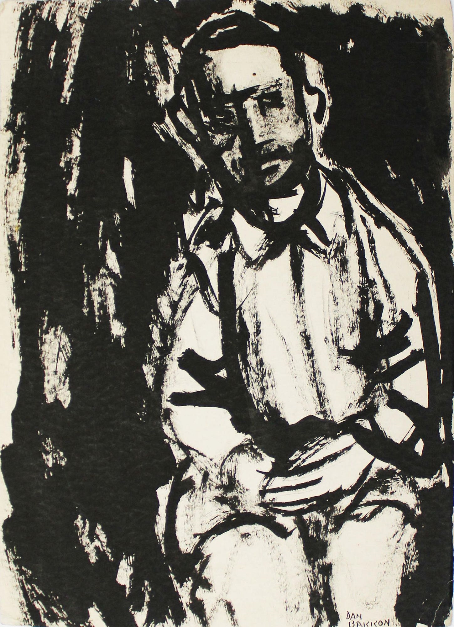 Dan Barron | Dan Barron - Untitled Figure | MutualArt