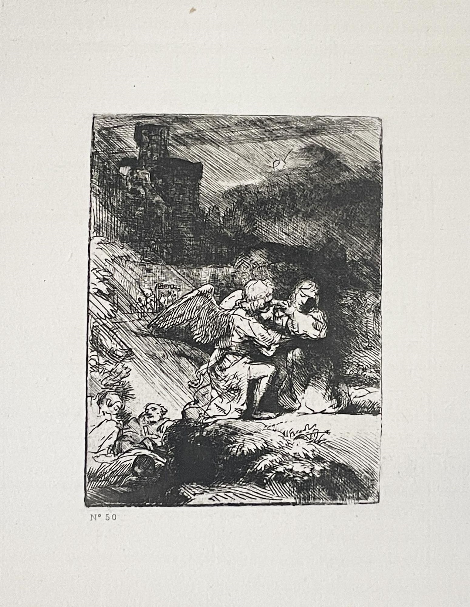 Rembrandt van Rijn | Rembrandt van Rijn - Jesus Au Jardin Des Oliviers ...