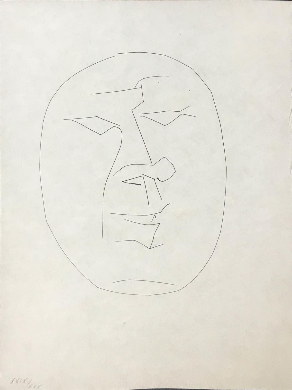 Pablo Picasso | Pablo Picasso. - Untitled Portrait from Carmen (1964 ...