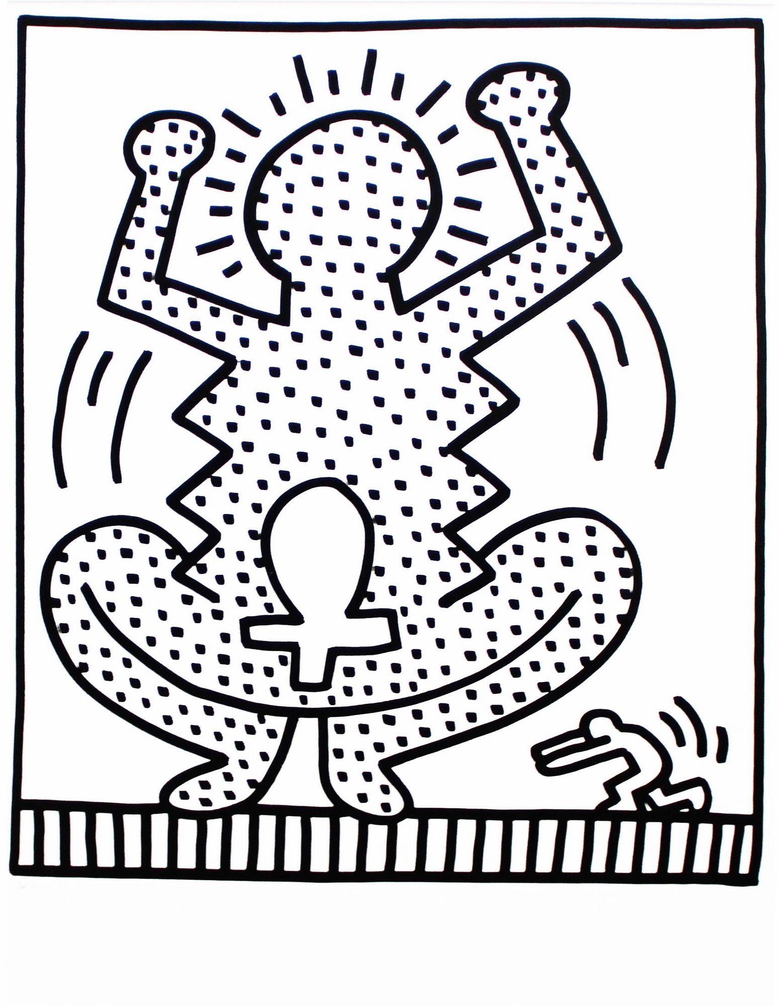 Keith Haring | Keith Haring - Fertility (from Lucio Amelio (1983 ...
