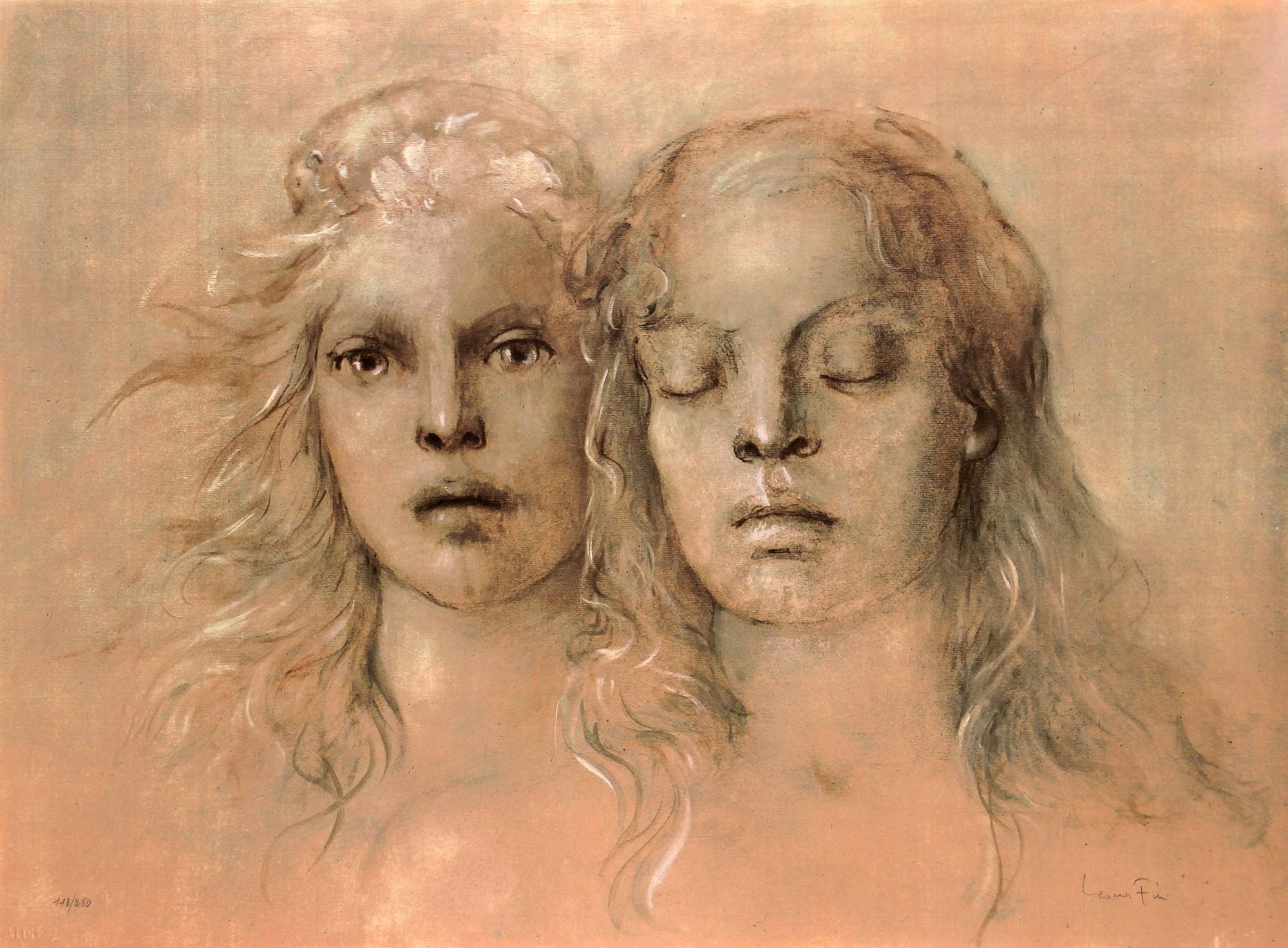 Leonor Fini | Leonor Fini - Tristan und Isolde (1977) | MutualArt