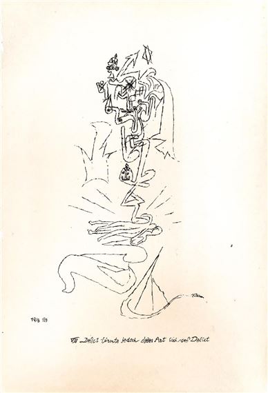 Paul Klee | Paul Klee - VIII Defict (1918) | MutualArt