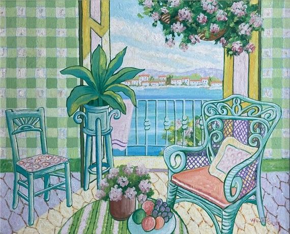 Lloyd Van Pitterson | Lloyd Van Pitterson - Balcony View | MutualArt