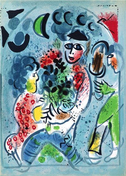 Marc Chagall | Marc Chagall - Untitled from Chagall Lithographe III ...
