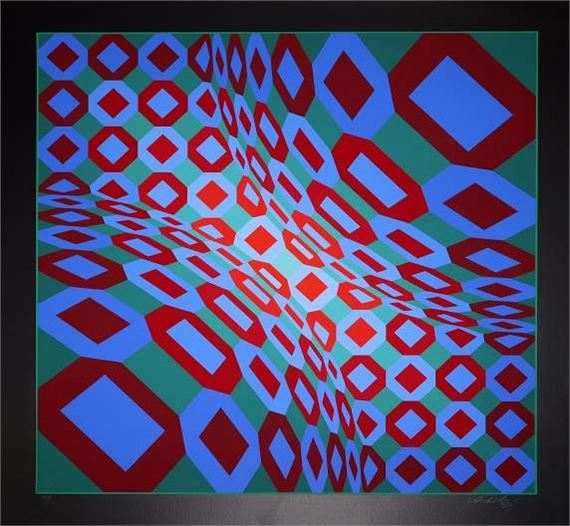 Victor Vasarely | Victor Vasarely - Untitled (1974) | MutualArt