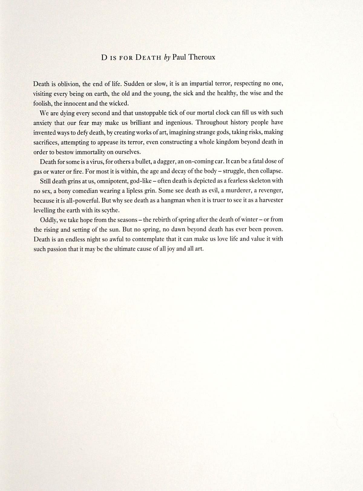David Hockney | David Hockney - Letter D from Hockney | MutualArt