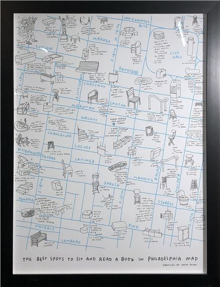 Jason Polan | Jason Polan - The best places to sit and read a book in ...