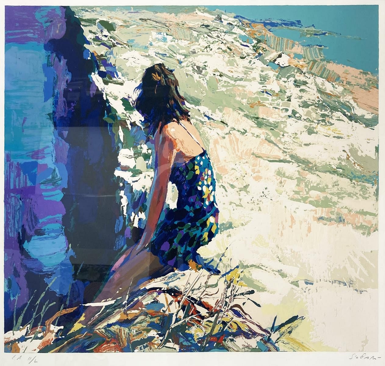 Nicola Simbari | Nicola Simbari - On the Seawall (1988) | MutualArt