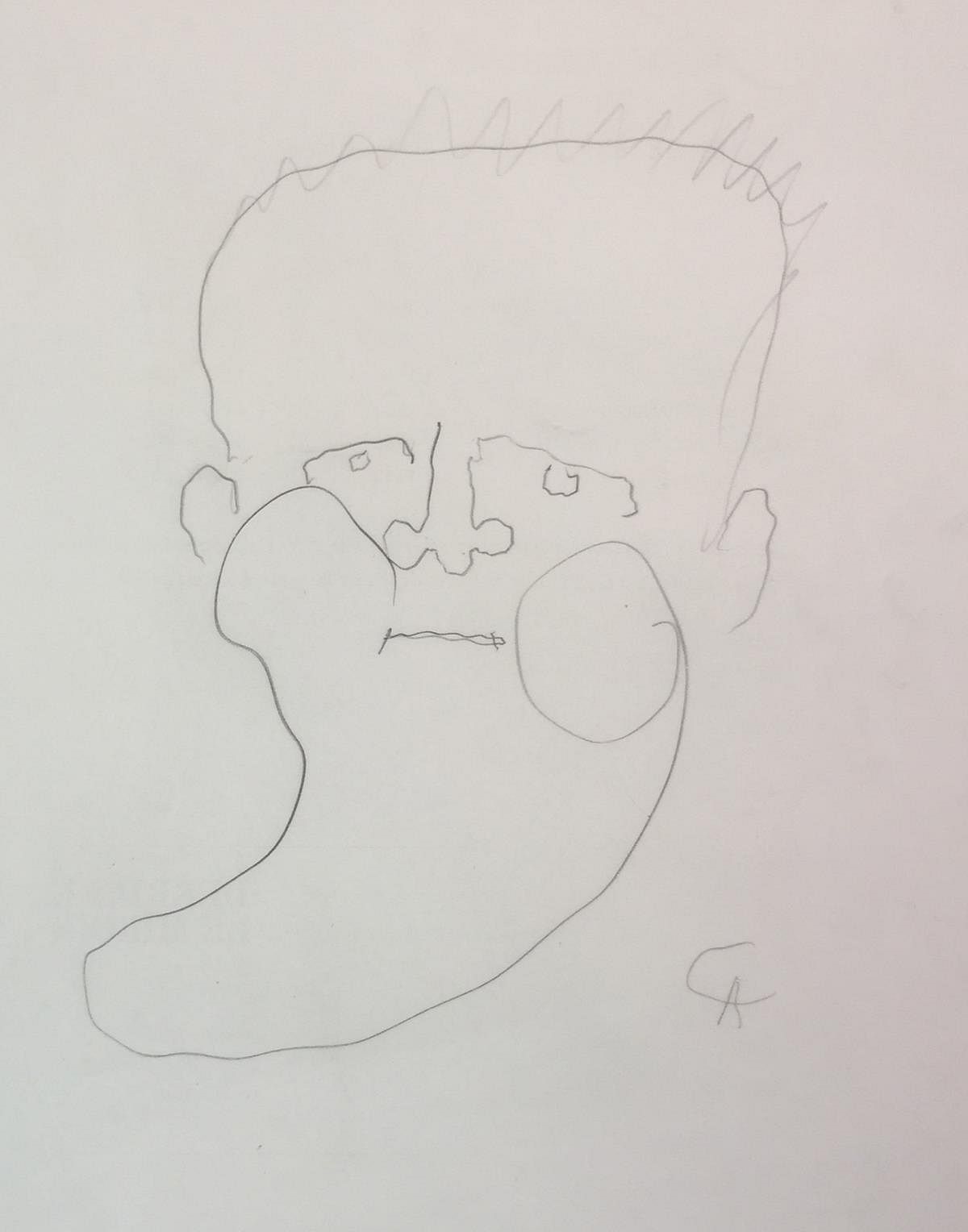 Alexander Calder | Alexander Calder - Portrait of James Jones (1963 ...