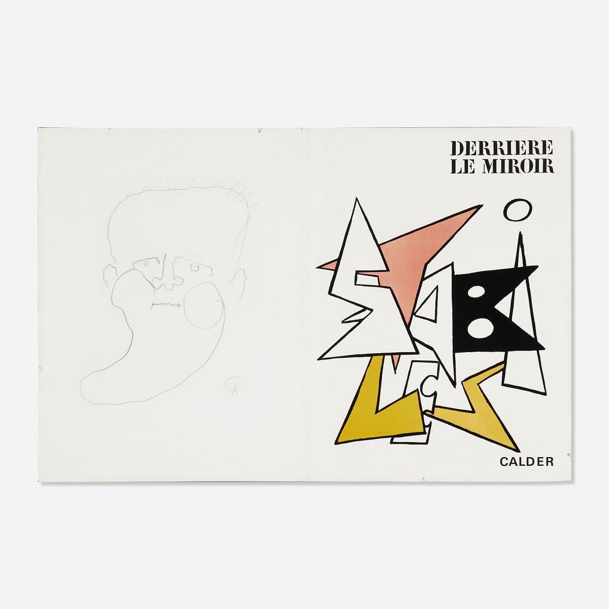 Alexander Calder | Alexander Calder - Portrait of James Jones (1963 ...