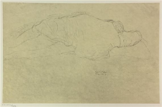 Gustav Klimt | Gustav Klimt - Untitled Study (XIII (1980) | MutualArt
