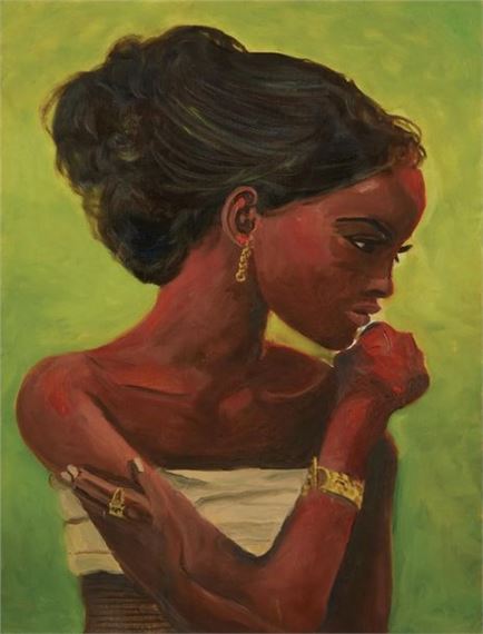 Olivia Duverne | Jeune fille Africaine | MutualArt