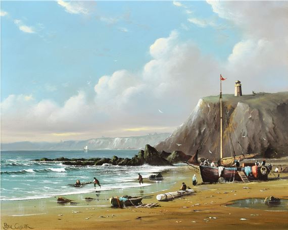 Peter Cosslett | Low Tide Activities | MutualArt