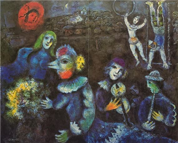 Marc Chagall | Marc Chagall - Carnaval Nocturne (1979) | MutualArt