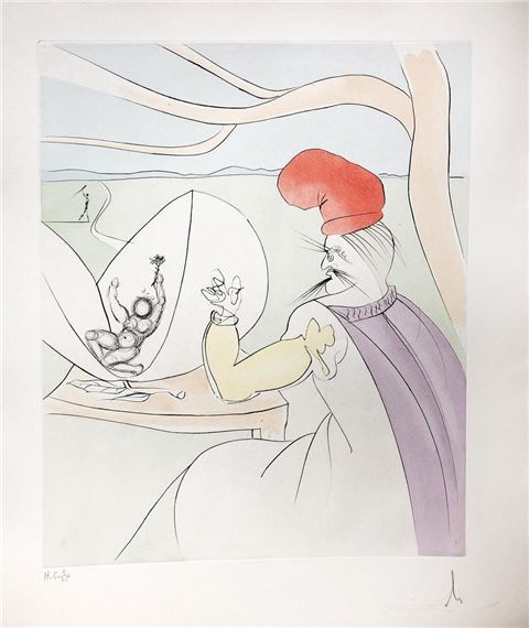 Salvador Dalí | Salvador Dali - Momotaro (Peach boy (1974) | MutualArt