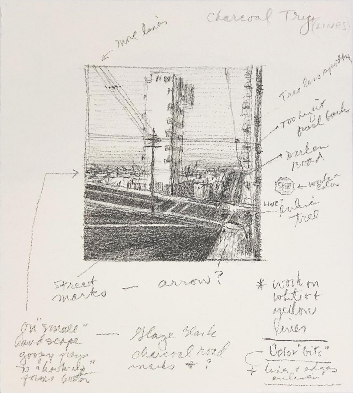 Wayne Thiebaud | Wayne Thiebaud - Sketchbook 23 (1987) | MutualArt