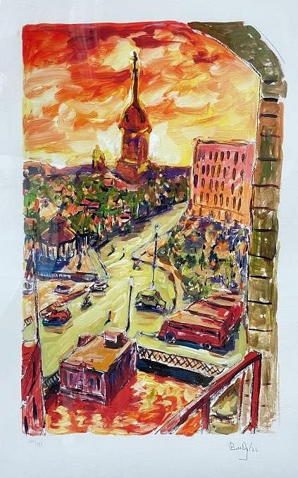 Bob Dylan | Bob Dylan - Bell Tower In Stockholm (2018) | MutualArt