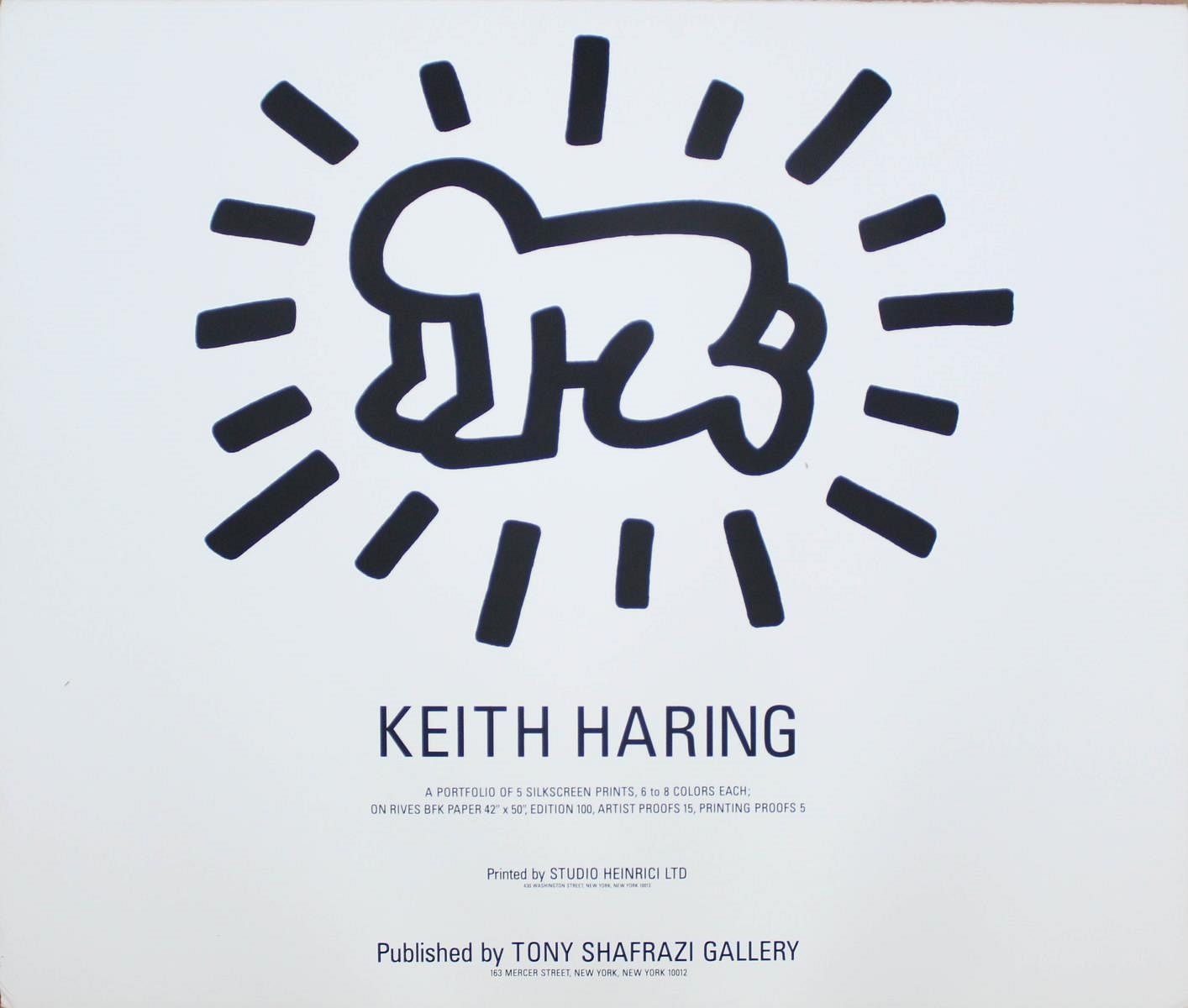 Keith Haring | Keith Haring - Cover Sheet from Fertility Suite (1983 ...