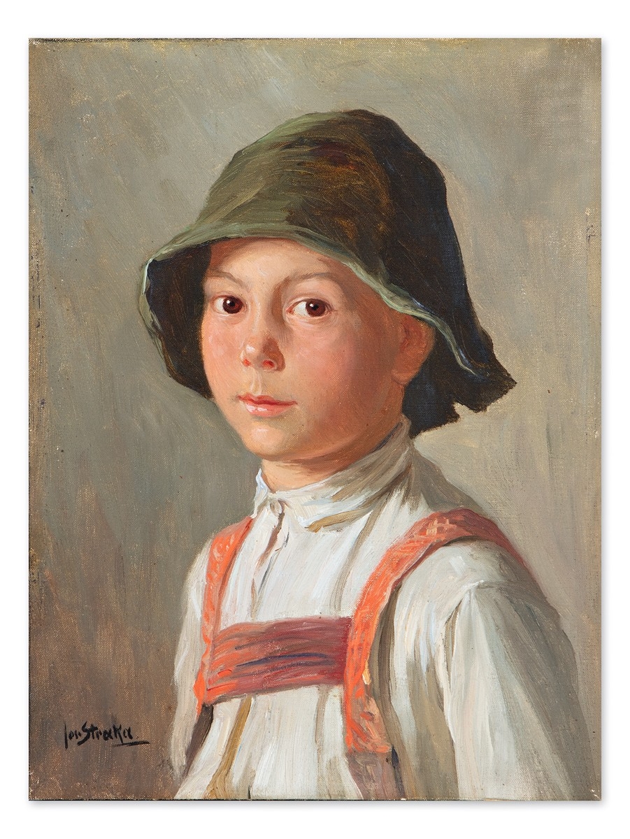Josef Straka | Portrét chlapce | MutualArt