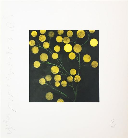 Donald Sultan | Donald Sultan - Yellow Peppers (1994) | MutualArt