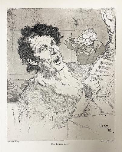 Daniel Urrabieta Ortiz y Vierge | Daniel Vierge - Une Fausse Note (1904 ...