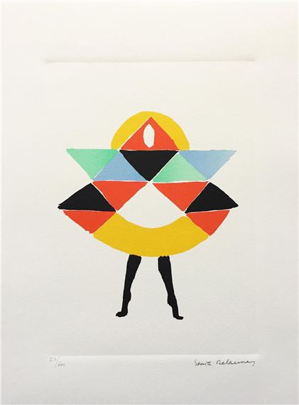 Sonia Delaunay | Sonia Delaunay - Carnival Dress (1994) | MutualArt