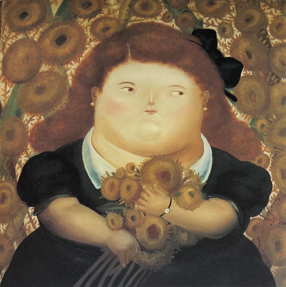 Fernando Botero | Fernando Botero (after) - Girl in a Garden of ...