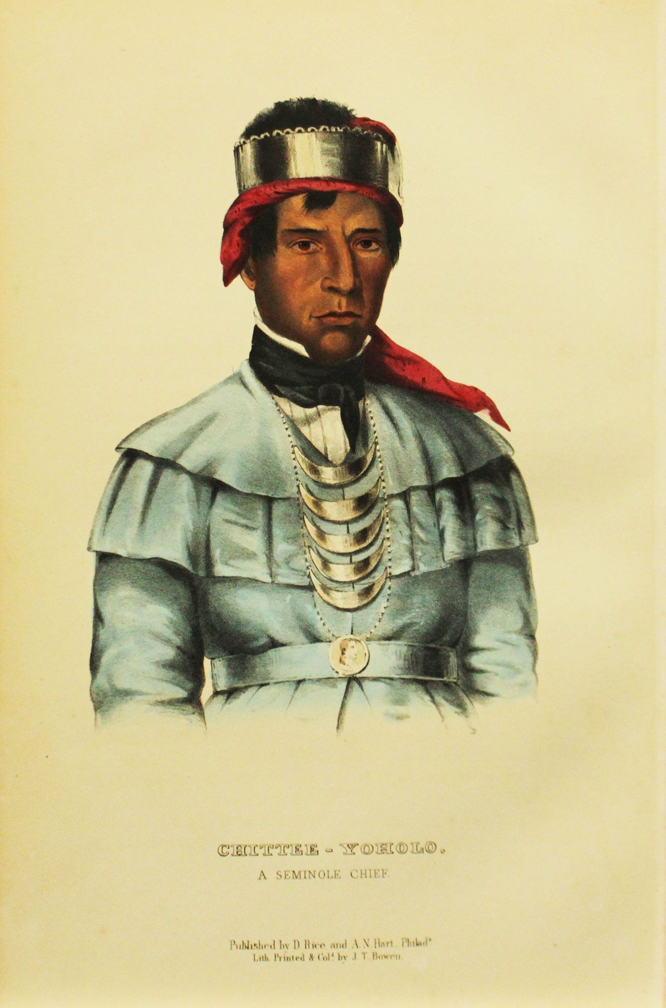 Charles Bird King | Charles Bird King - Chittee Yoholo A Seminole Chief ...