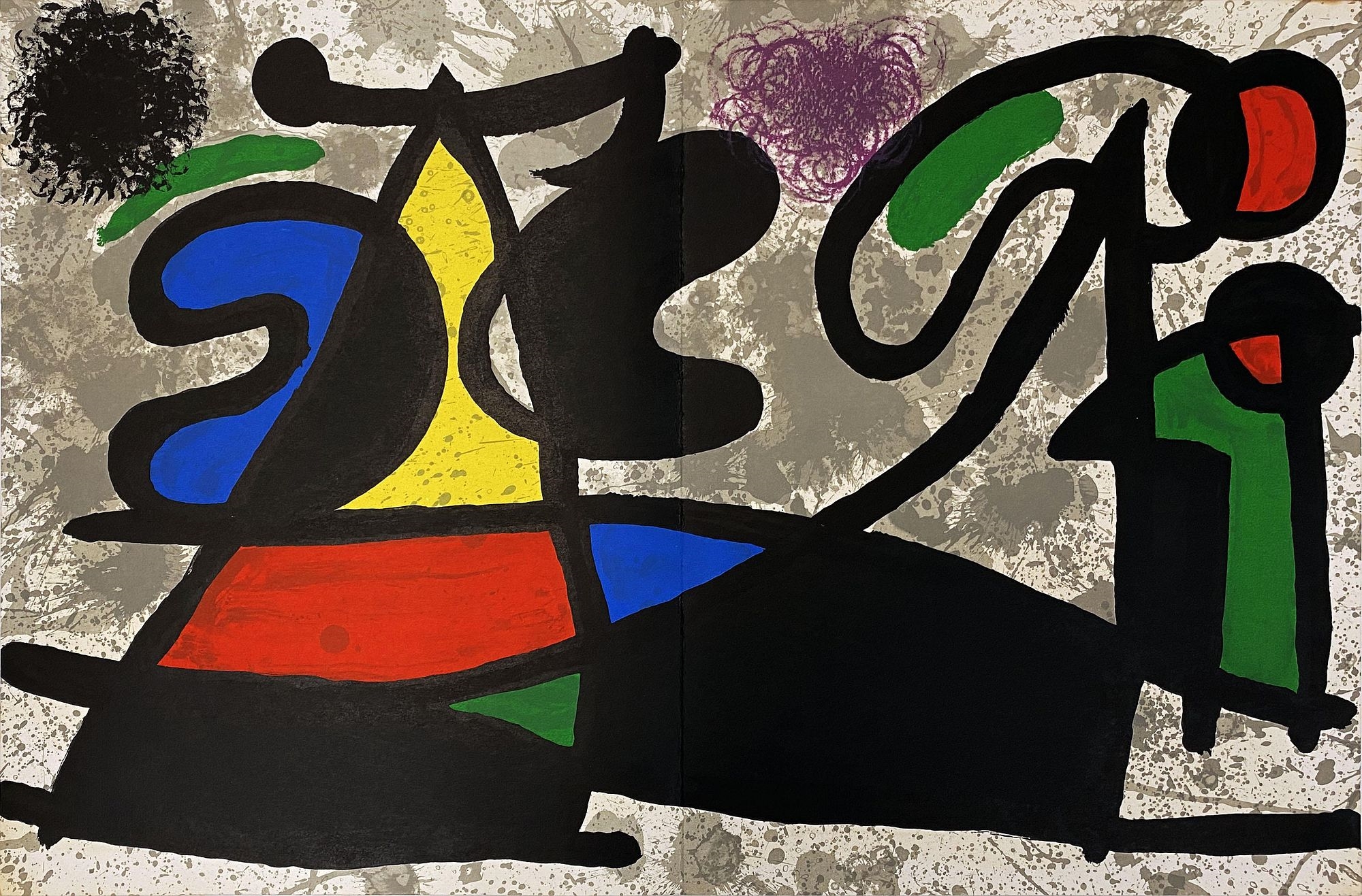 Joan Miró | Joan Miro - Abstract Composition 6 from Sculptures (1970 ...