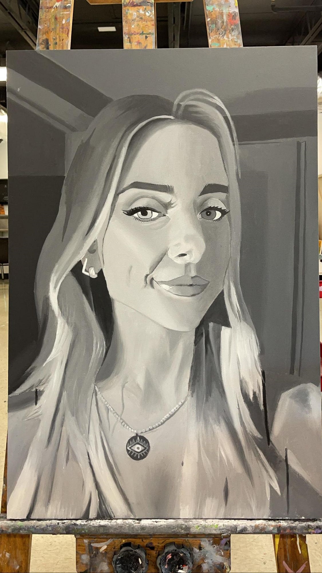Sabrina Snyder | Sabrina Snyder - Self Portrait Oil (2019) | MutualArt