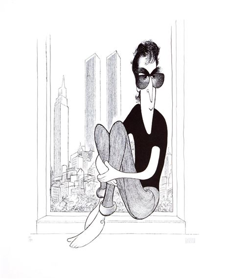 Al Hirschfeld | Al Hirschfeld - John Lennon | MutualArt