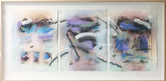 James Groody | James Groody - Abstract Triptych | MutualArt