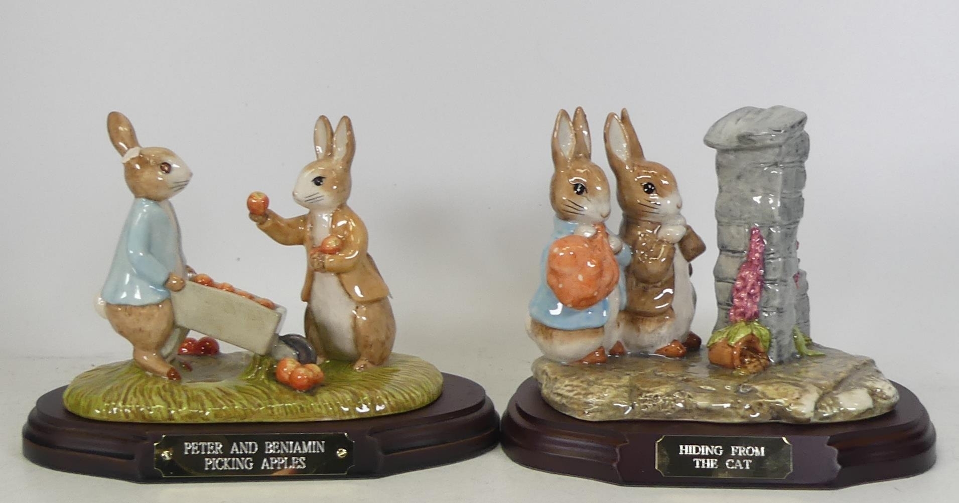 Beatrix Potter | John Beswick Beatrix Potter Tableau Peter & Benjamin ...