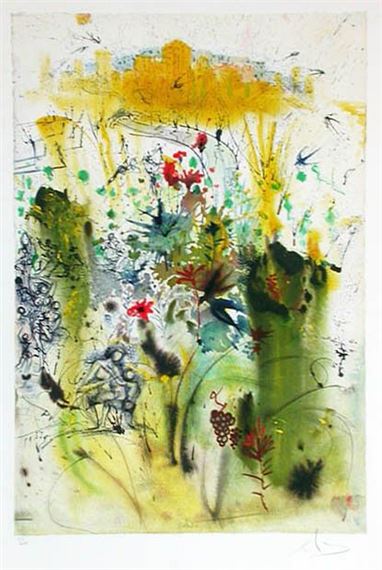 Salvador Dalí | Salvador Dali - The Land Come to Life (1968) | MutualArt