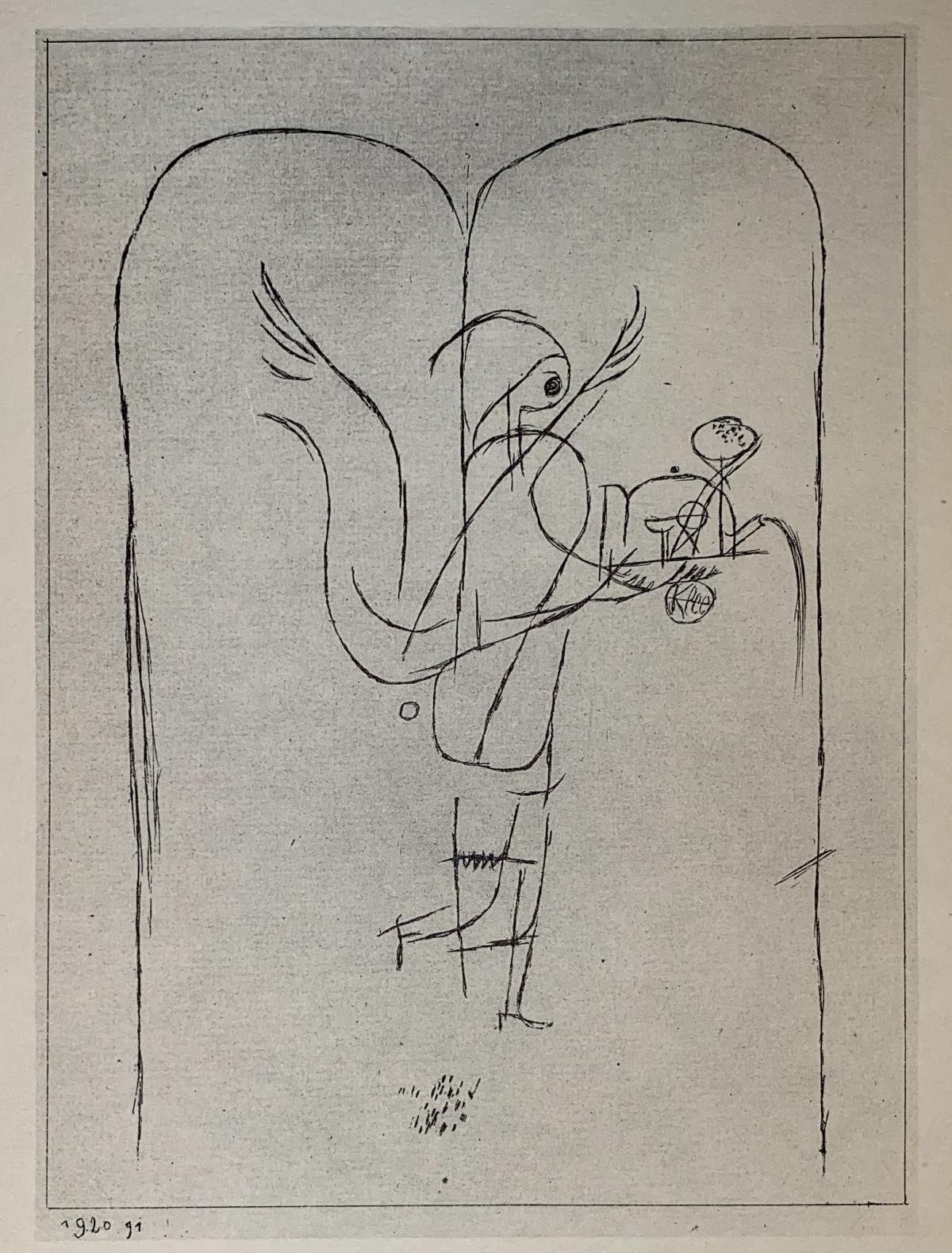 Paul Klee | Paul Klee - Fulfillment Angel (1947) | MutualArt