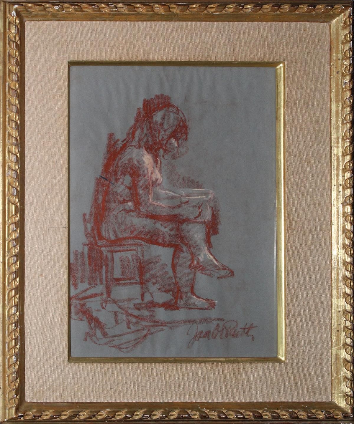 Jan de Ruth | Jan de Ruth - Untitled (Model Reading | MutualArt