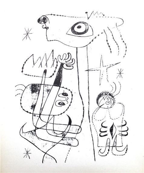 Joan Miró | Joan Miro - Lithograph XXXVII (1947) | MutualArt