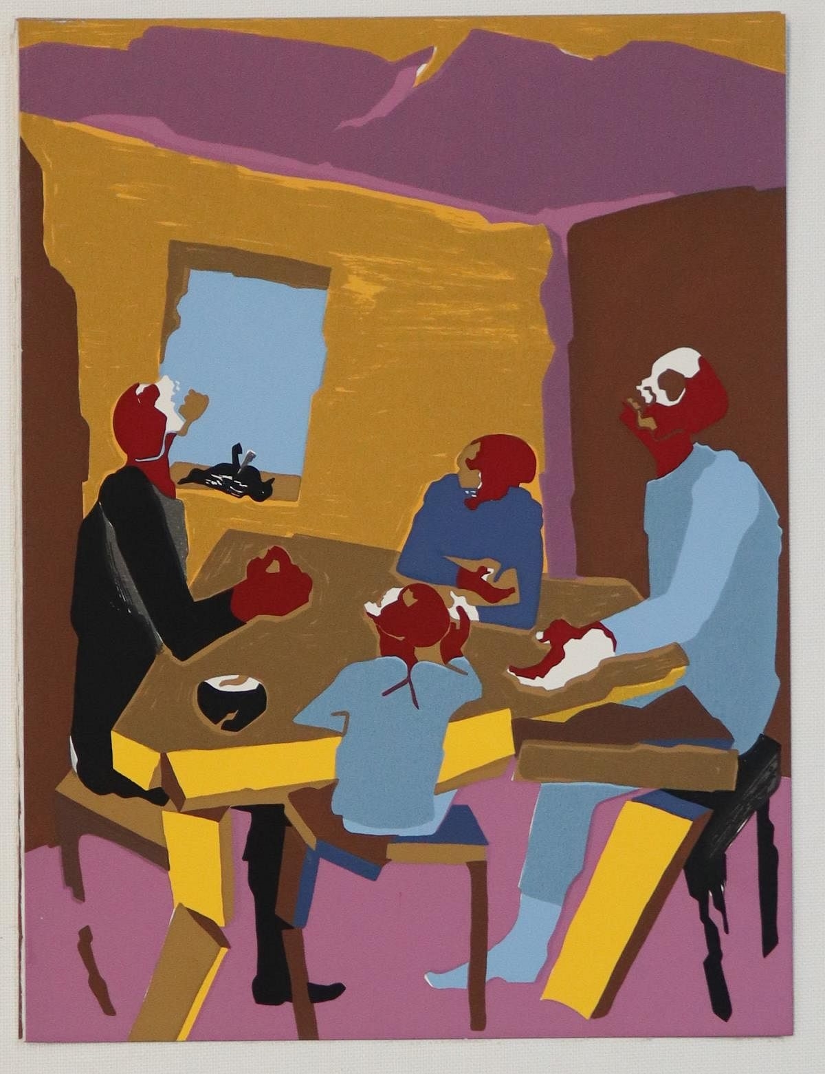 Jacob Lawrence | Jacob Lawrence - Hiroshima I (1986) | MutualArt