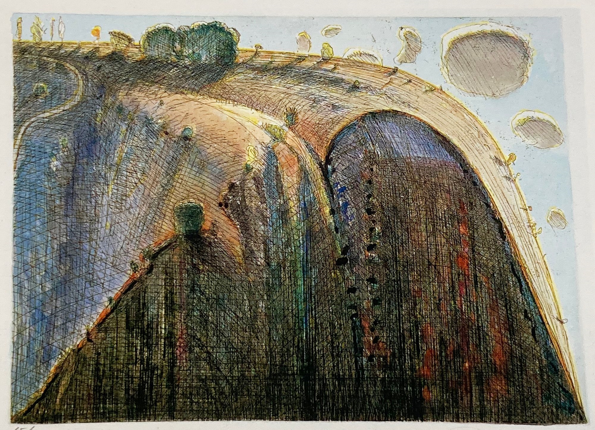Wayne Thiebaud | Wayne Thiebaud - California Ridge | MutualArt