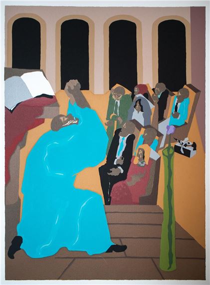 Jacob Lawrence | Jacob Lawrence - In the beginning all was void (1989 ...