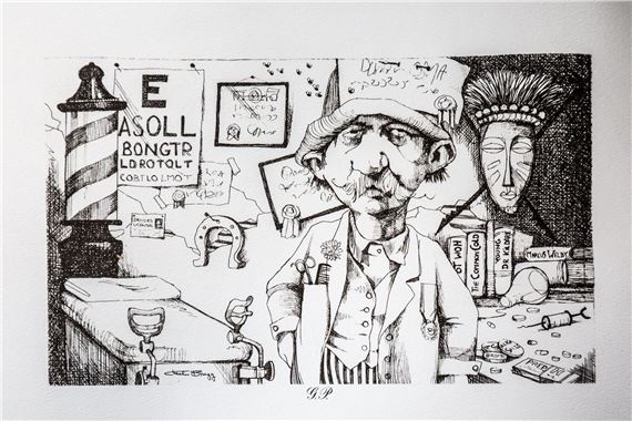 Charles Bragg | Charles Bragg - The Barber | MutualArt