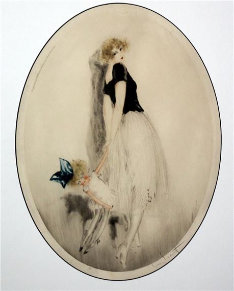 Louis Icart | Louis Icart - Baby Doll (1924) | MutualArt