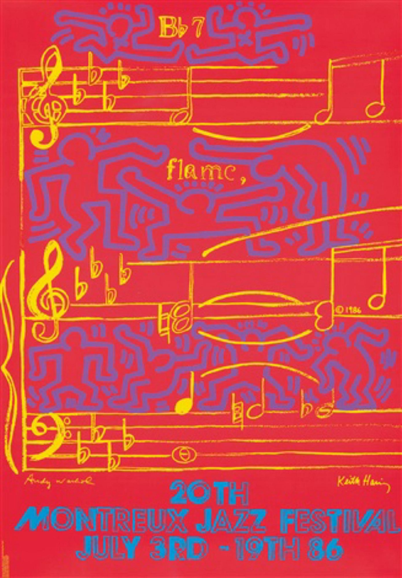 Keith Haring | Keith Haring and Andy Warhol - Montreux Jazz Festival ...