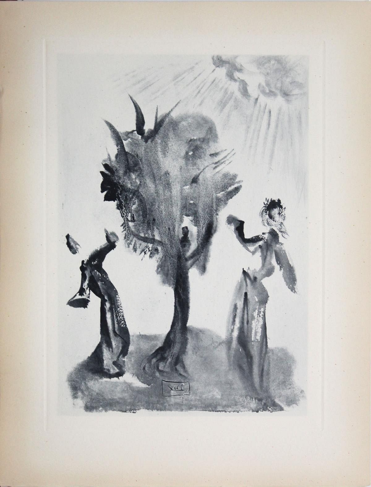 Salvador Dalí | Salvador Dali - The Tree of Punishment (1964) | MutualArt